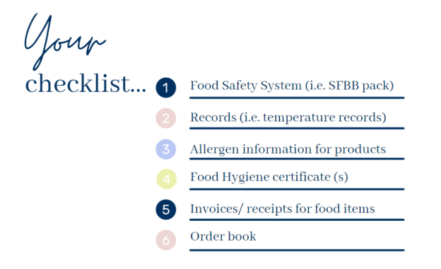 What should you do before a food hygiene inspection of your home-based ...